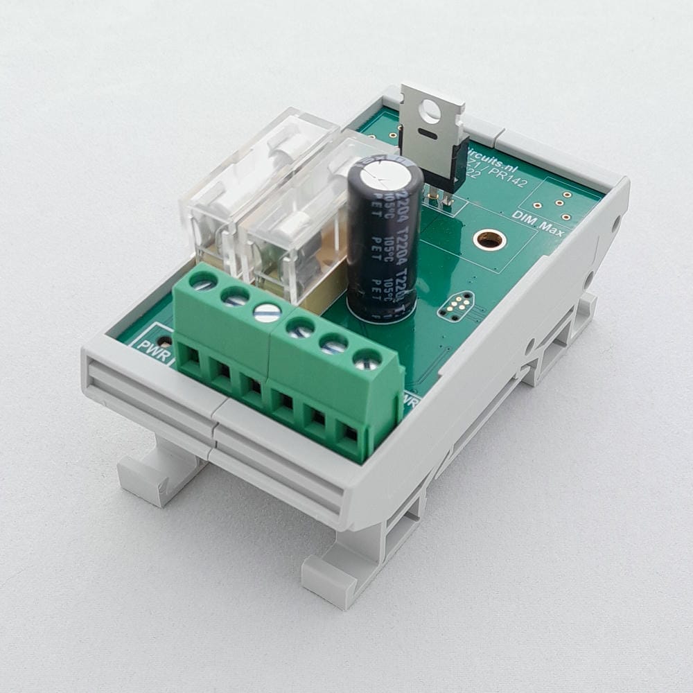 Potentiometer controlled high side DC dimmer